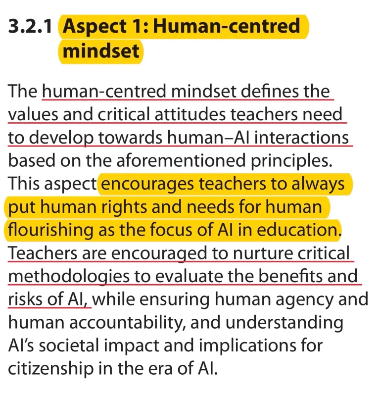 Aspect 1 – Human-centred mindset – Learn@EDU